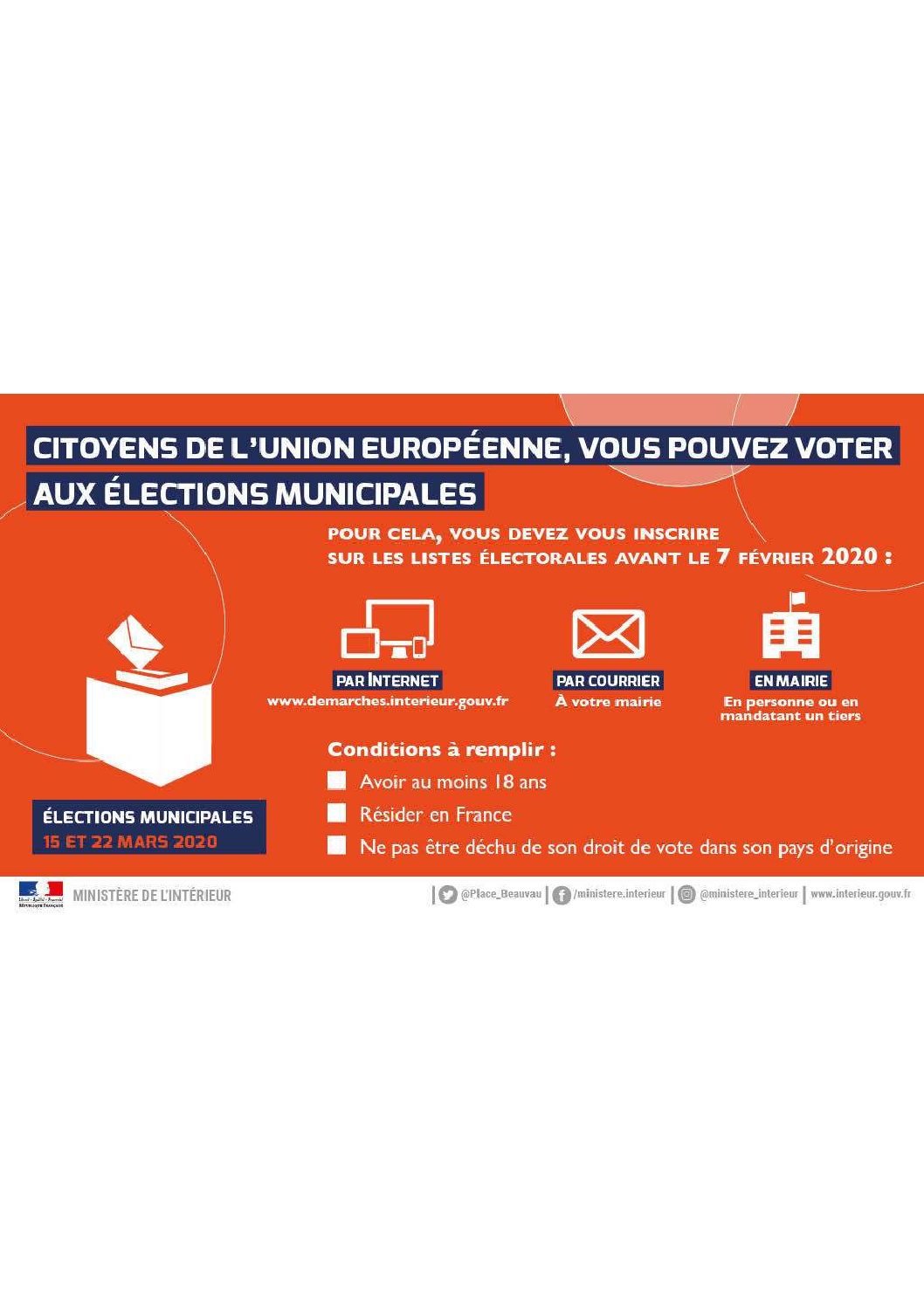 INSCRIPTION LISTE ELECTORALES – Mairie de Grisy-Suisnes